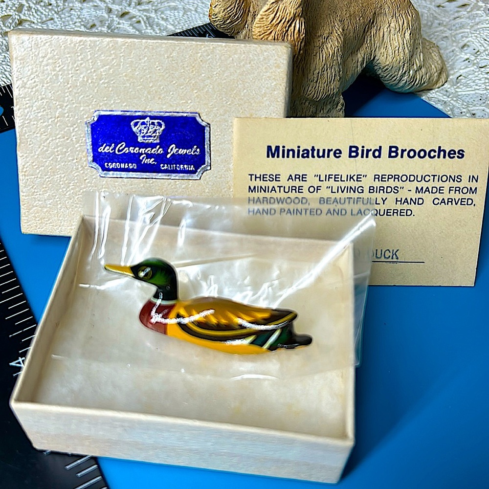 Carved Wood Hand Painted Takahashi Style Mallard Duck… - Gem